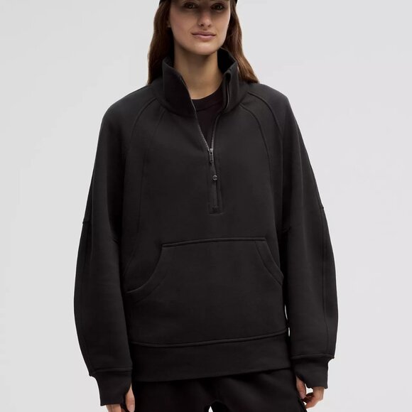 lululemon athletica | Sweaters | Scuba Oversized Funnelneck Half Zip ...